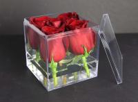 China Acrylic Plexiglass Flower Box With Insert for sale
