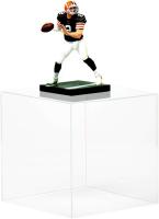 China Versatile Display Plastic PMMA Acrylic Display Case With Black Base for sale