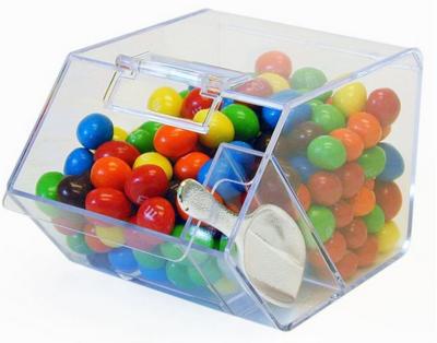 Chine OEM ODM PMMA Acrylic Candy Dispenser For Display Shelf Stand à vendre