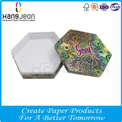 China Hot Stamping Luxury Design Gift Package Box / Packaging Box with Ribbon Handle for sale