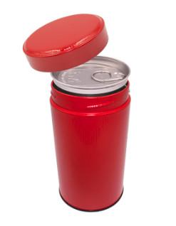 China Multicolor Food Grade Metal Coffee Can Tea And Sugar Canisters for sale