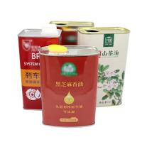 China Rectangular Car Paint Tin With Toyota Cap And 4 Color Print for sale
