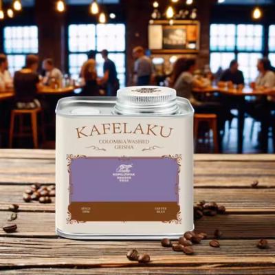 China 250/500g Capacity Customed Coffee Tin Customized Requirements for sale