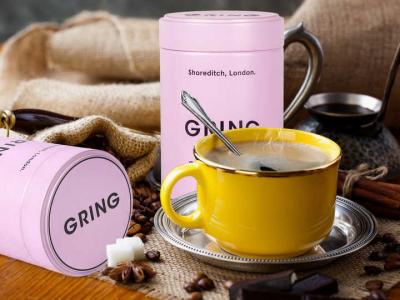 China 73*73mm Tin Box Round Hand Tear Food Grade Metal Logo Printed Can Packaging For Tea Addy Tin Coffee Cookies Matcha for sale