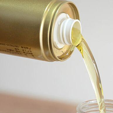 中国 750ml 1L 2L 金色の丸いオリーブオイル缶 食品グレード容器 販売のため