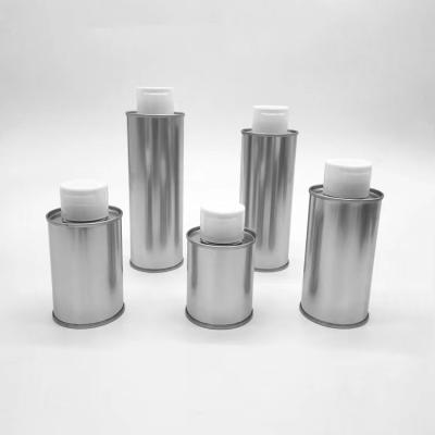 中国 250ml 500ml 食品グレード オリーブオイル 缶詰 スクリューブラシ蓋付き 販売のため