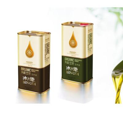 China 5L Rectangular Tin Can with 4 Color Printing and 0.25mm Thickness for Olive Oil Packaging for sale