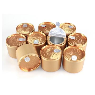 China High-grade General Purpose Iron Pot sealed Storage Small Custom Mini Tea Can Packaging Metal Gift Box Barrel Tin Can for sale