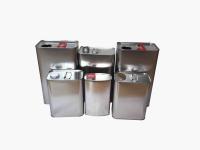 China 2000ml Small Rectangular Tin Containers Automobile Paint Empty Tin Cans for sale