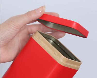 China CMYK Printing Tea Tin Boxes Tinplate Coffee Package for sale