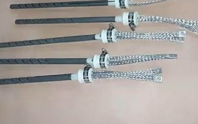 China 1625°C Elemento de calefacción de doble espiral tipo SGR Sic para varios hornos en venta