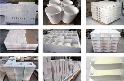 China Zeer zuivere korund keramische onderdelen voor industriële ovens Te koop