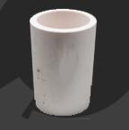 China Cylindrical ceramic crucibles for sale