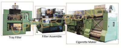 Cina 5000cig/min si inverdiscono il riempitore del vassoio dell'assemblatore 50KVA della spina dell'impacchettatrice MAXS della sigaretta in vendita