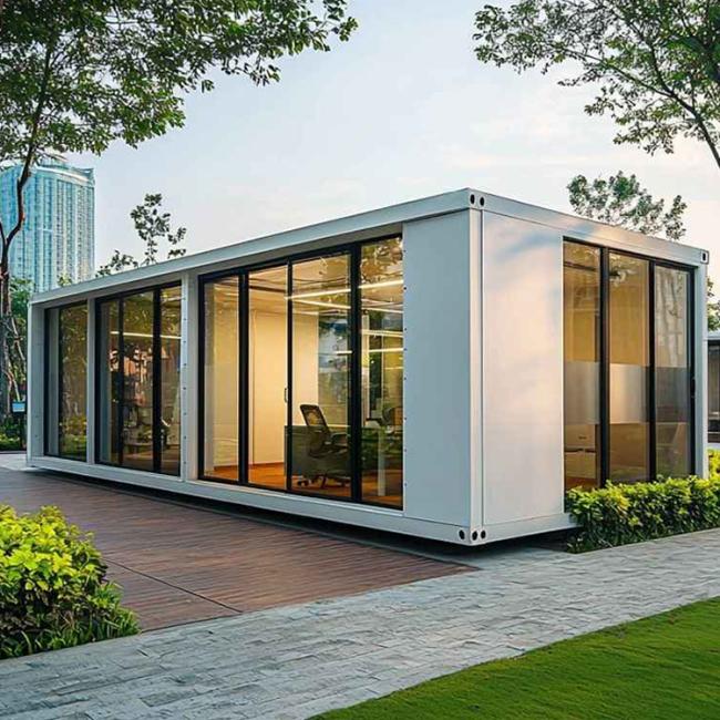 Container house side view