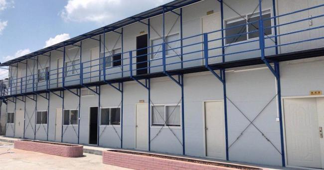 Expandable container house interior view