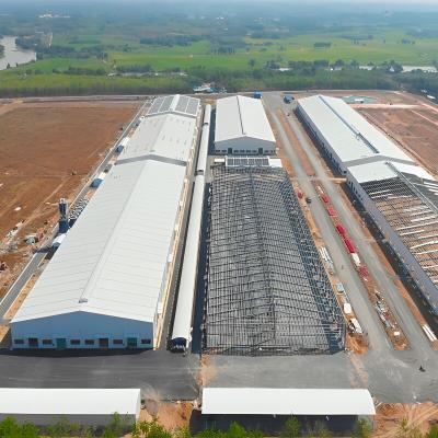 China Customized Color Steel Structural Workshop Steel Frame Building CE Standard for sale