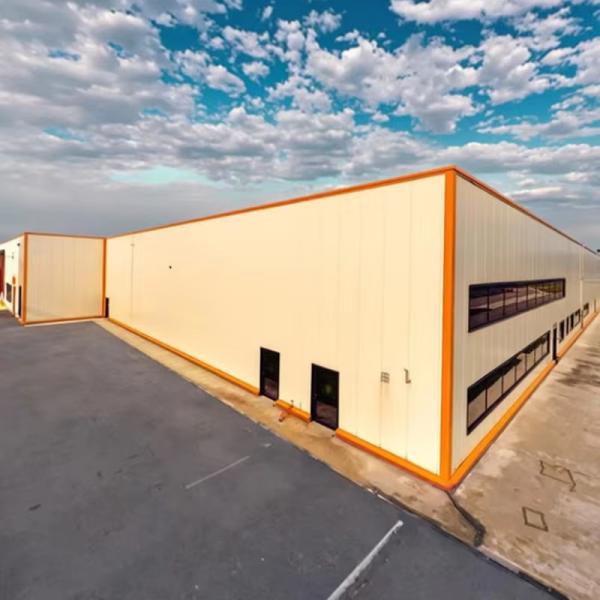 Quality Portal Frame Steel Structure Warehouse , Prefabricated Metal Warehouse Buildings for sale
