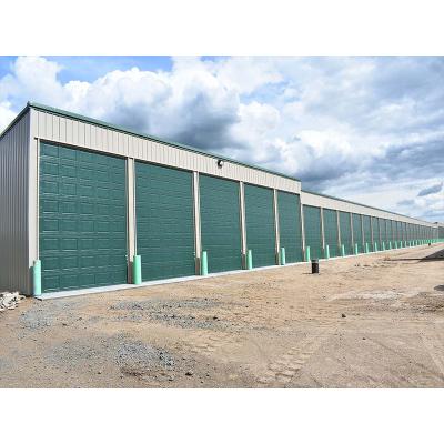 China Steel Structure Cross Dock Distribution Warehouse 40m x 60m x 8m Dual Side Loading Construction for sale