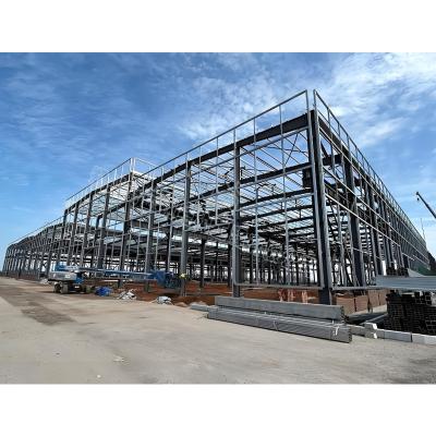 China Q355 Q235 Workshop Steel Structure Customized Design Metal Building Workshop for sale