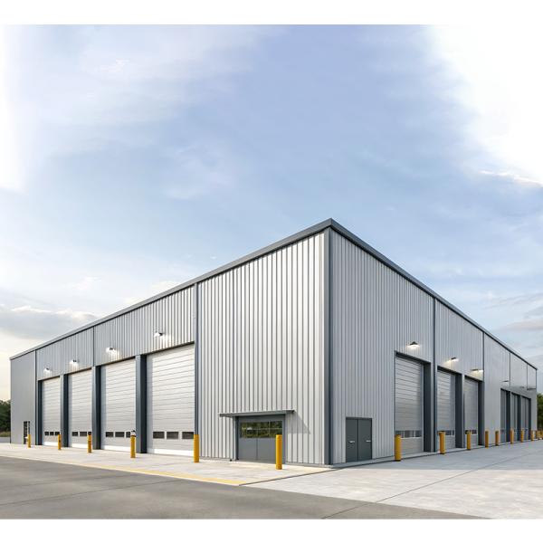 Quality Rapid Build Portal Frame Steel Structure Construction Prefab Residential Steel Buildings for sale