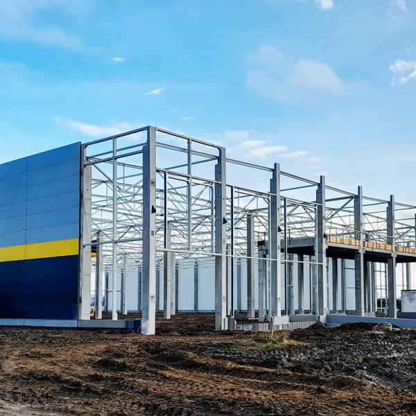 Quality Custom Design Metal Building Factory Steel Structure Construction GB Standard for sale