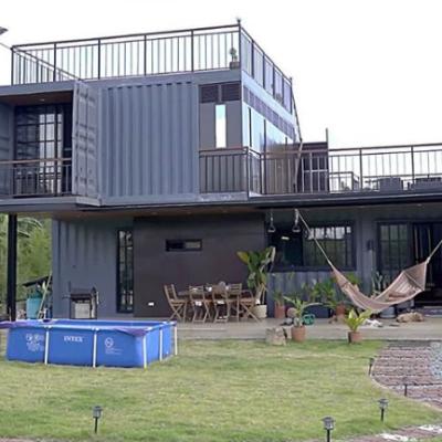 China 40ft 20ft Expandable Container Home Prefabricated 50mm 75mm 100mm 150mm Wall Thickness for sale