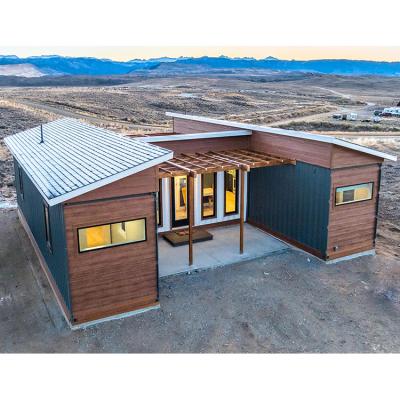 China Flat Pack Steel 20ft 40ft Container House Prefab Modular Container Homes For Small Spaces for sale