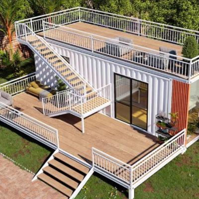 China Easy Assemble Prefabricated Container House With Laminate Or Wooden Flooring for sale