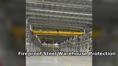 Fireproof Rock Wool Steel Warehouse Storage Solution