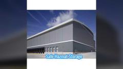 Fire Rated Hazmat Warehouse 800sqm Safe Storage