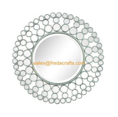 China Hot Product Good Quality Silver Color Personalized Decorative Mirror Home Decor For Living room for sale