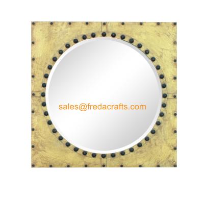 China Factory Price Unique Style Gold Color Customerized size Home Decoration Mirror Wholesale for sale