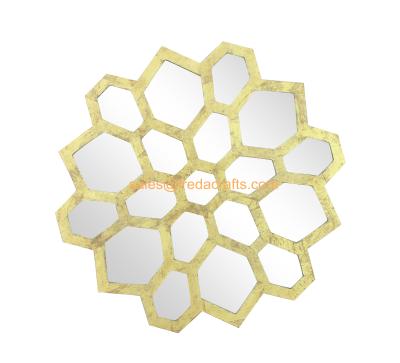 China Direct Factory Price Flower Design Shape Home Decoration Mirror for Home Hanging for sale