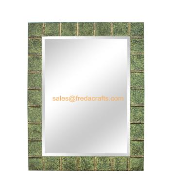 China Nice Quality Art Furniture Home Hanging  New Style Metal Wall Mirror 100% Handmade for sale