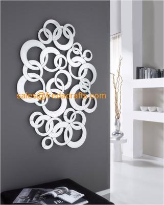 China High Quality Glass Decorative Wall Mirror Venetian Mirror Circle design for home decor collection for sale