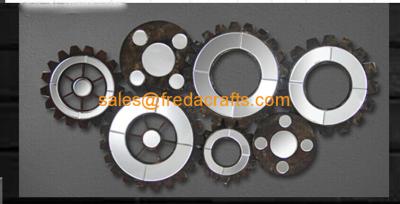 China China Factory Special Design Espejo Decorative Glass Wall Mirror Sets MDF Base For Living Room for sale