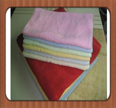 China hot sale custom Wholesale high quality plain dyed bleach cheap 100% cotton face towel for sale