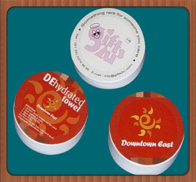 China hot sale custom Cheap Promotional 100% Cotton Compressed Towel Mini Magic Towel for sale