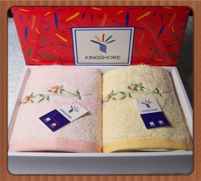 China Logo Embroidery Small Cotton Face Towels Promotional Gift Towels for sale