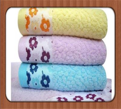 China comfortable superfine bamboo cotton mixed face towel/square towel on sale for sale