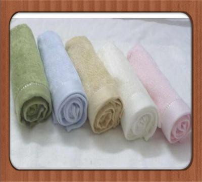 China Wholesale China supplier plain hand towel cotton with logo in towel for sale