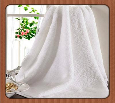 China Custom Logo White 100% Cotton 5 Star Hotel Towel/Untwisted yarn towel embroidered towel for sale