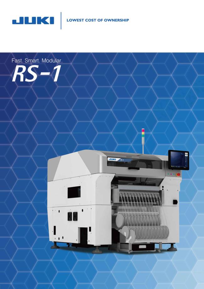 multi function high speed Automatic Juki pick and place machine RS-1 for SMT assembly line