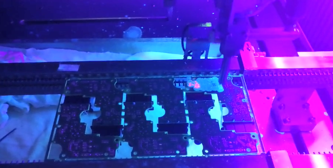 pcb led boardline type intelligent coating machine smt glue dispensing gel equipment