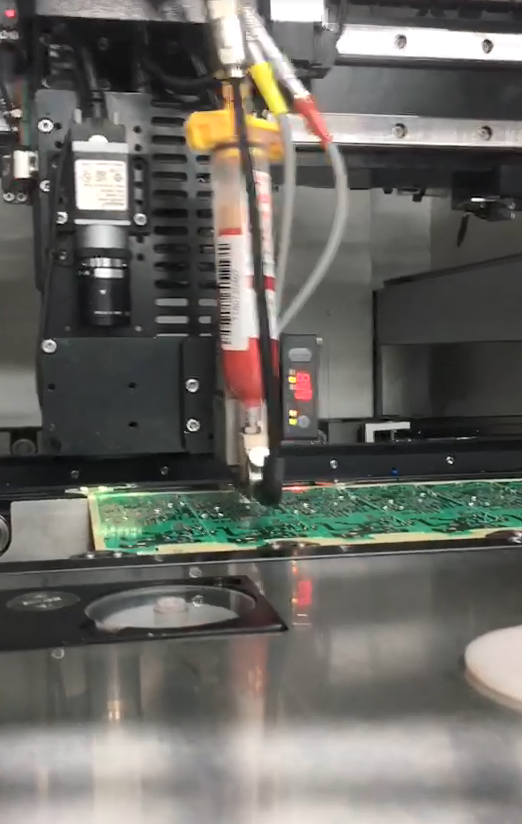 pcb led boardline type intelligent coating machine smt glue dispensing gel equipment