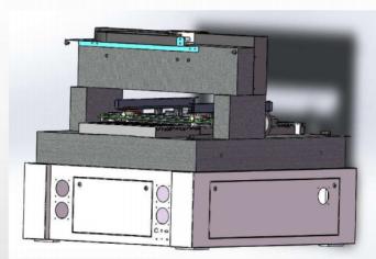 Rack platform of YS-G6565 laser cutting machine