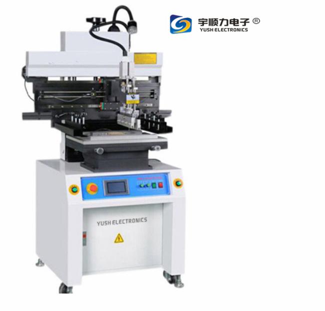 Semi-automatic solder paste screen printing machine front view