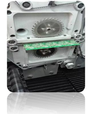 China Lärmarmes automatisches PWB V schnitt Maschine mit Edelstahlkörper zu verkaufen