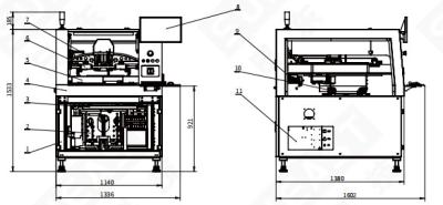 中国 フル オートマチック PCB はんだペースト プリンター YSL-T3 Plus 50 / 60HZ 単相 販売のため